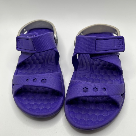 JoyBee | Shoes | Joybee Velcro Purple Sandals | Poshmark